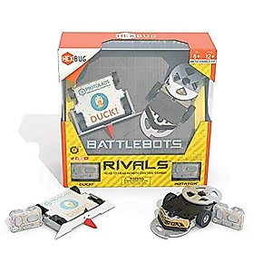 HEXBUG BattleBots Rivals 5.0 (Rotator and Duck!) Toys for Kids - Fun Battle Bot Hex Bugs - Remote Controlled Robot Toy - Batteries Included - Ages 8 and up