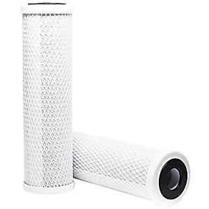 2-Pack Replacement for Compatible with Whirlpool WHKF-DWH Activated Carbon Block Filter - Universal 10 inch Filter Compatible with Whirlpool Standard Filtration System - Denali Pure Brand