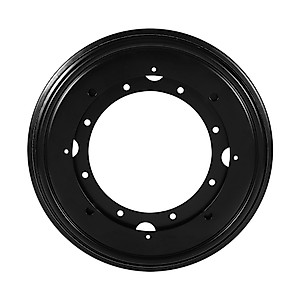 Yosoo Heavy Duty Lazy Susan Turntable 360 Degree Rotating Swivel Steel Ball Bearing Stand for Kitchen Cabinet-Round Shape, 4 Type (Size : 9"-Black)