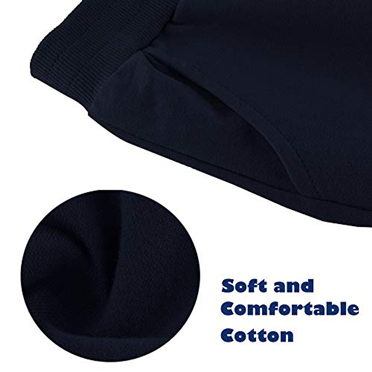 Looching 2 Pack Baby Toddler Boys Cotton Pants Solid Casual Pull on Jogger with Pockets Long Trousers for Kid Children