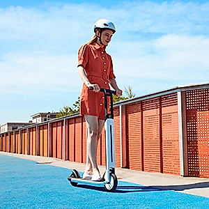 Segway Ninebot Air T15 Electric Kick Scooter, Lightweight and Portable, Innovative Step-Control, White