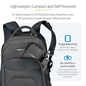 StarTech.com Rugged Laptop Crash Cart Adapter, USB/VGA KVM Console, File Transfer & Video Capture, Windows/Linux/MacOS - TAA