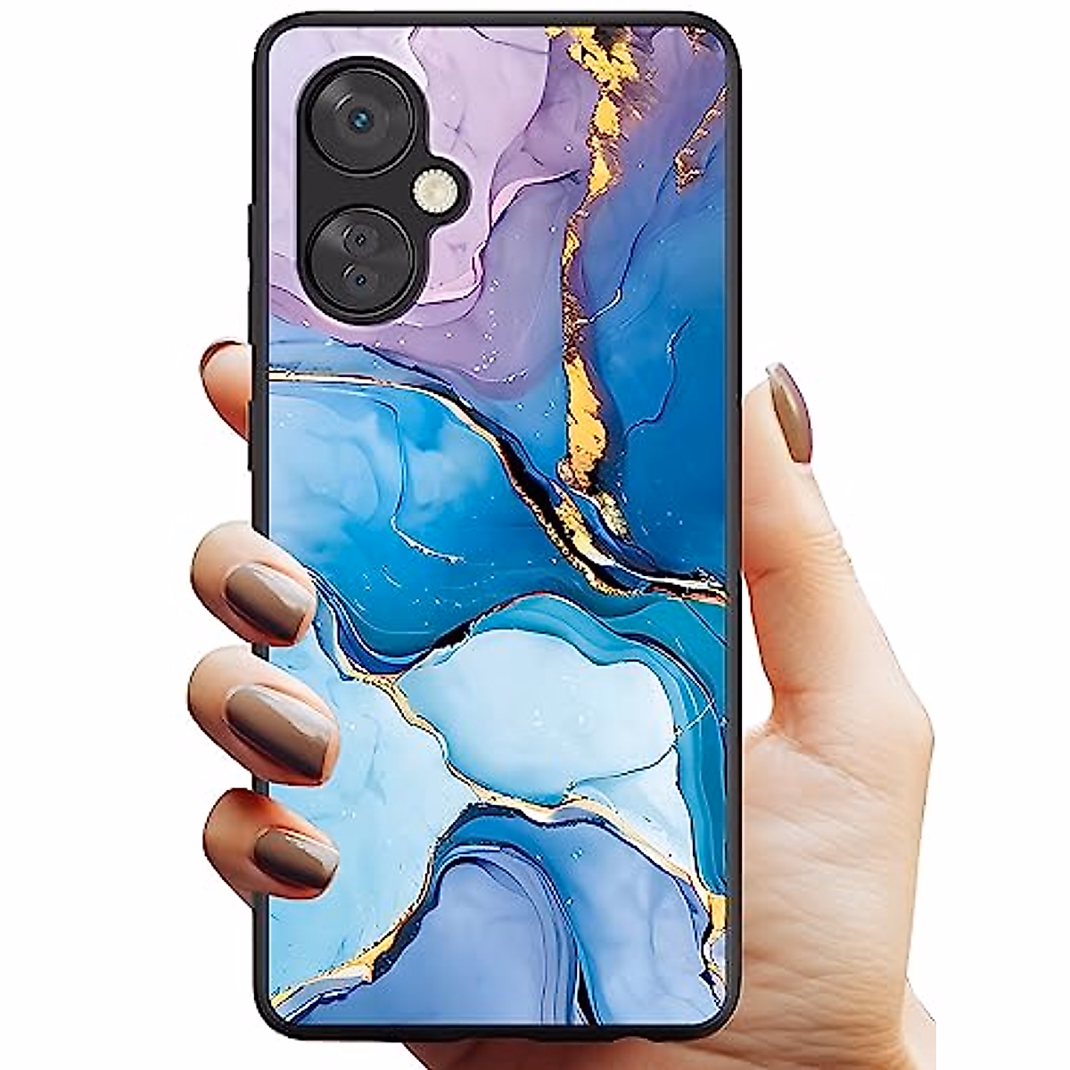 JYCUHTCL for OnePlus Nord N30 5G Case 6.72" Marble Design Shockproof Slim Lightweight for OnePlus Nord N30 Phone Case TPU Cover