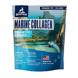 Wild Caught Marine Collagen Peptide for Dogs- Improves Gut, Skin & Coat Health, Allergies, Pet Mobility Hip & Joint Supplement Health
