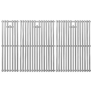 Utheer Cooking Grates for Nexgrill Replacement Parts 720-0882A Evolution Infrared Plus 5-Burner, Stainless Steel Solid Rod Grill Cooking Grids for Nexgrill Gas Grill Parts with Side Burner, Set of 3