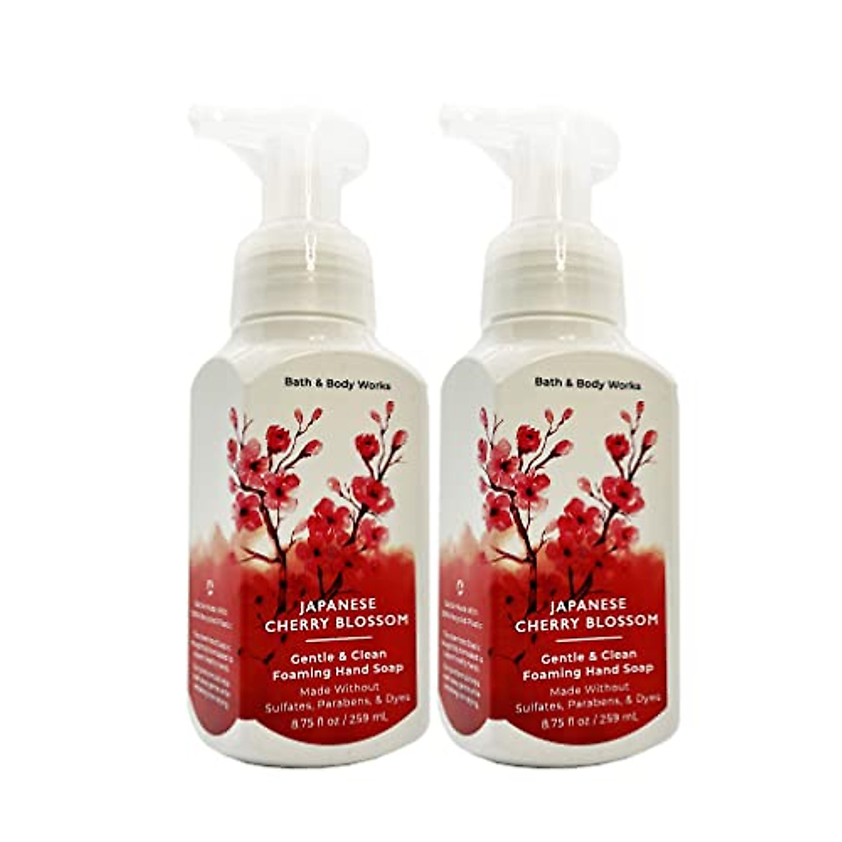 Bath & Body Works, Gentle Foaming Hand Soap. Japanese Cherry Blossom (2-Pack)