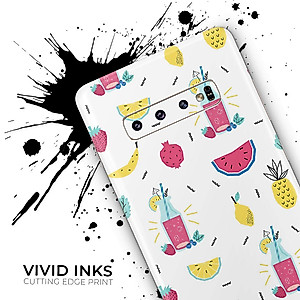 DesignSkinz Tropical Summer Love v1 Protective Vinyl Decal Wrap Skin Cover Compatible with The Samsung Galaxy S20 (Screen Trim & Back Glass Skin)