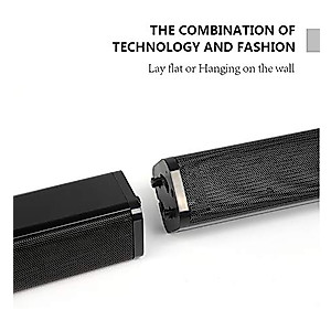 Bluetooth Sound Bars for TV 40W Home Theater Audio Detachable Sound Speaker System Optical/Aux/USB Wired TV Sound bar, 2 in 1 Surround Wall Mountable 35 Inch Separable