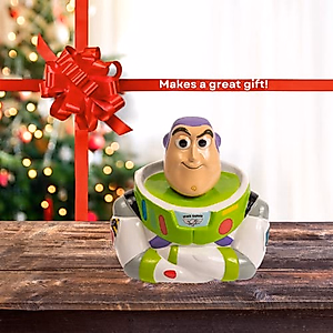 Toy Story Buzz Lightyear Piggy Bank for Kids, Large Coin Bank