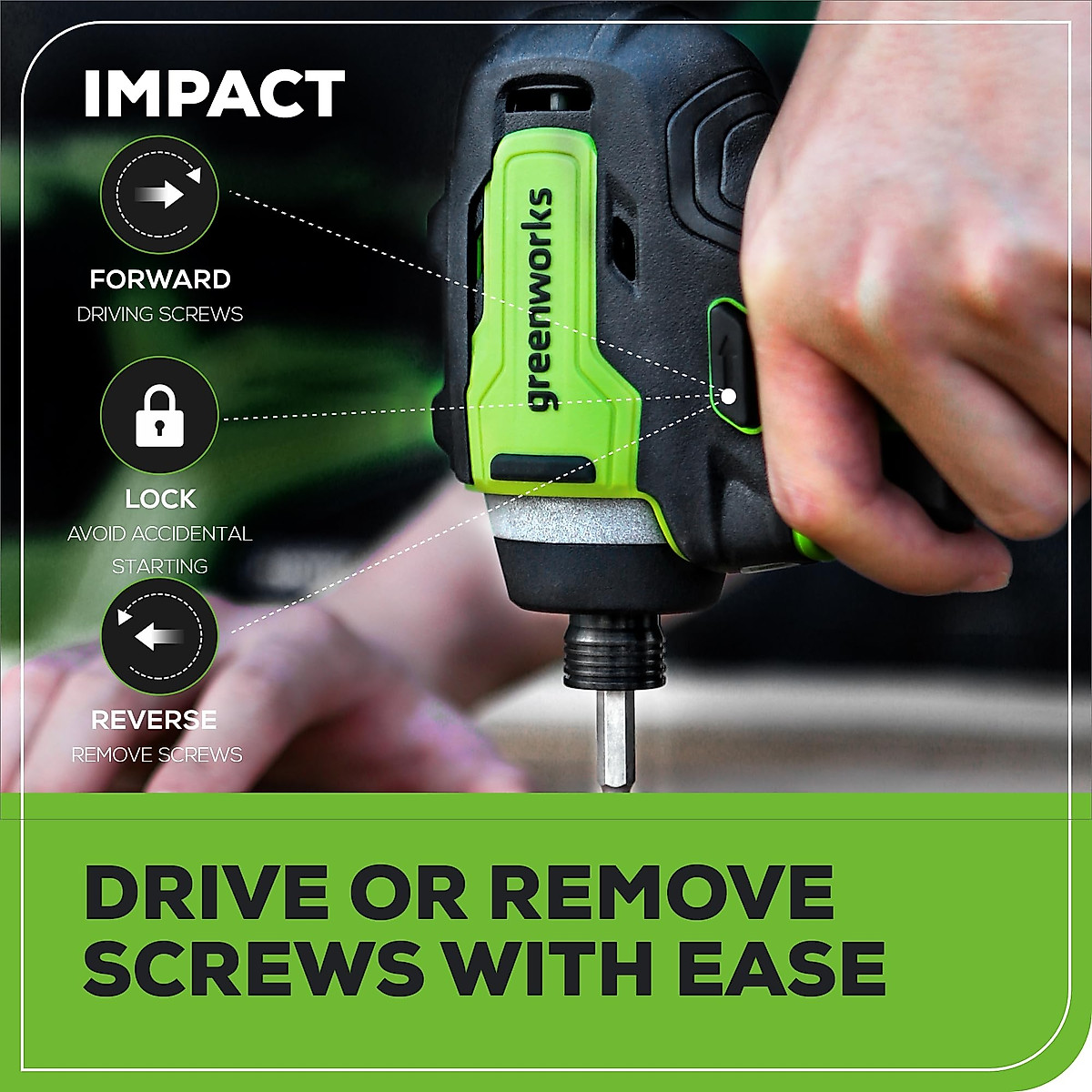 Greenworks 24V Brushless Cordless Drill and Impact Driver,Power Tool Combo Kit Included 1/2”Drill & 1/4”Hex Impact Driver and (2) Batteries, Fast Charger, 2 pcs Drill Bit Set & Bag