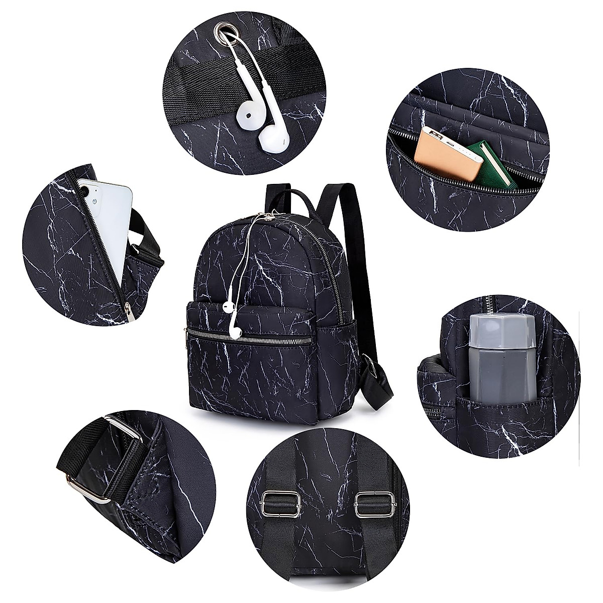 YiXiamo cute fashion mini Backpack pack bag for girls women and Adult (butterfly)