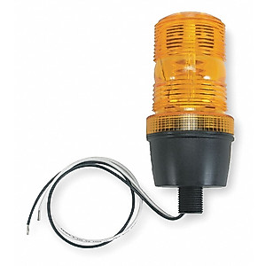 Warning Light, Strobe Tube, Amber, 120VAC