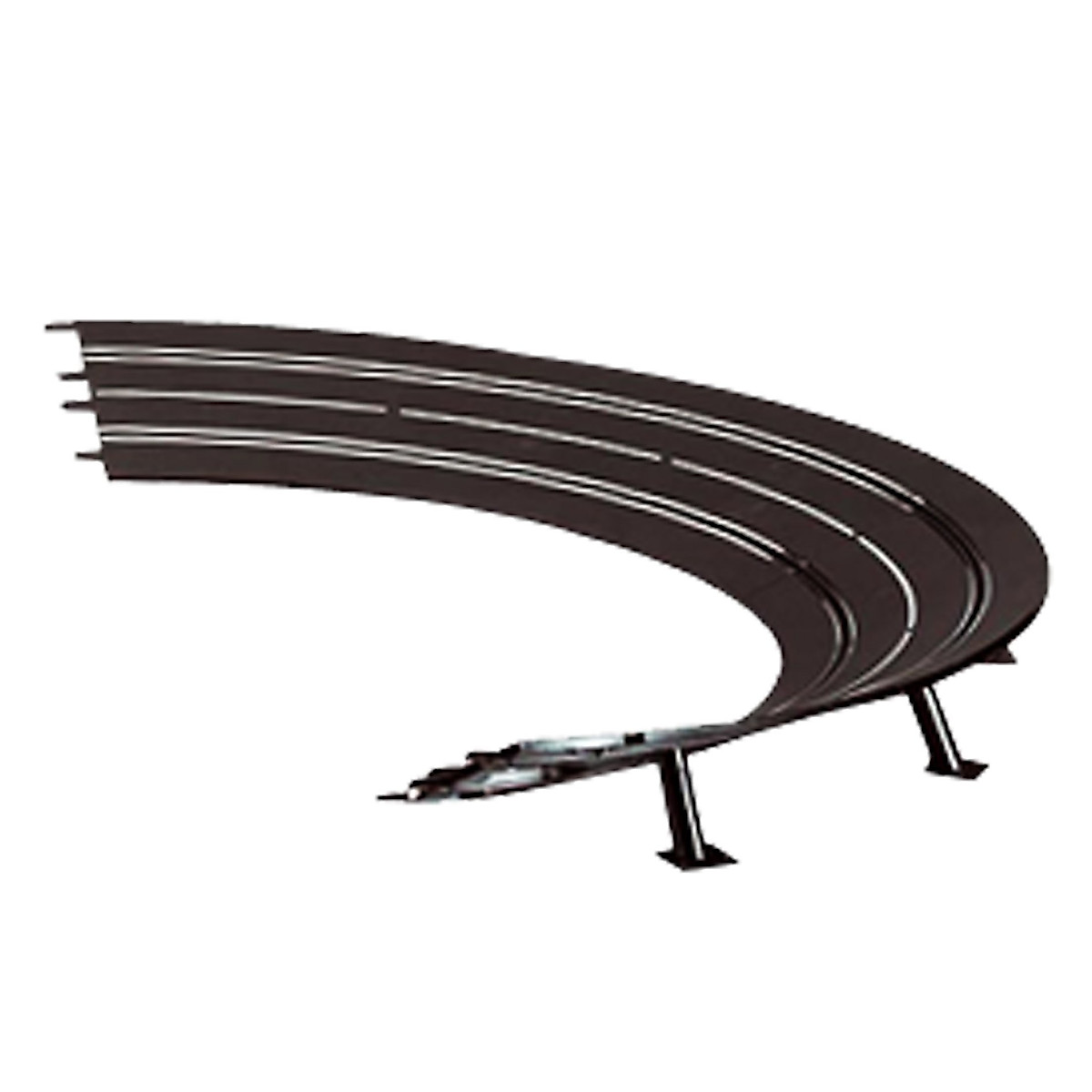 Carrera 20575 High Banked Curve 2/30, 6 Pieces - Digital 124/132 & Analog, Large