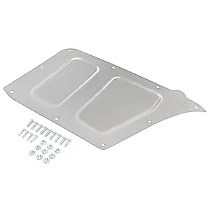 KUAFU A/C And Heater Delete Panel Compatible with 1967-1972 Chevy Chevrolet GMC Pickups Blazers Jimmy K5 Steel