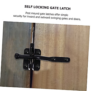 Fence Hinge Gate Latch for Wooden Fence Heavy Duty Gate Latch Fence Locks for Outdoor Gates Pool Gate Latch Gate Latches for Wooden Gates Gate Handles Fence Latches for Gates