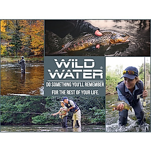 Wild Water Fly Fishing 8' Tenkara Fly Rod Complete Combo Starter Package with Flies