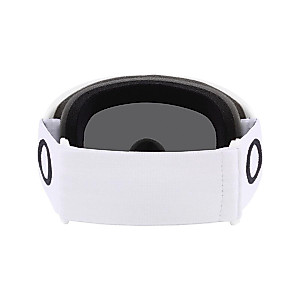 Oakley O Frame L 2.0 Snow Goggles Matte White with Dark Grey Lens