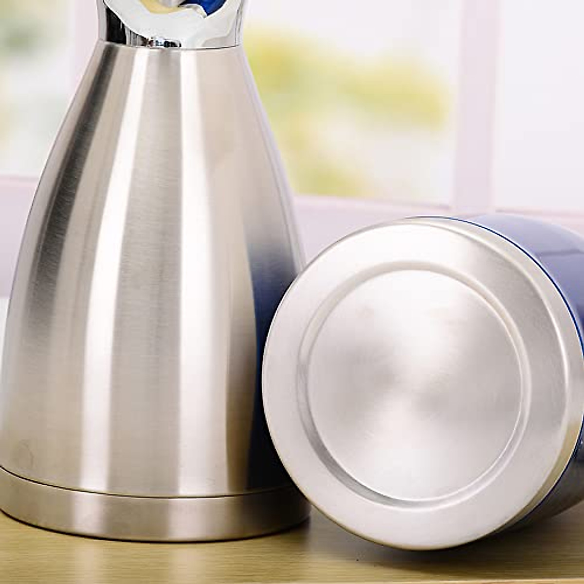 Thermos Set Stainless Steel Vacuum Flask 68oz = 2Liter 2022 New Model Double Walled Vacuum Insulated Thermos 304 Stainless steel Thermal Flask