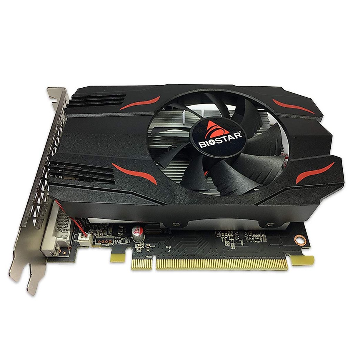 Biostar Radeon RX 550 4GB GDDR5 128-Bit DirectX 12 PCI Express 3.0 DVI-D Dual Link, HDMI, DisplayPort. Gaming Edition VA5515RF41-TBMRA-BS2