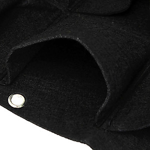 Ogrmar 36 Pockets Vertical Wall Garden Planter Plant Grow Bag for Flower Vegetable for Indoor/Outdoor (36 Pockets, Black)