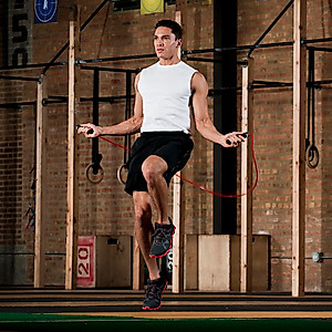 Lifeline Fitness Weighted Speed Rope - Jump Rope for Home Gym - Tone Muscles and Burn Fat with Adjustable Lengths - Two Weight Levels Available 0.75 lbs.