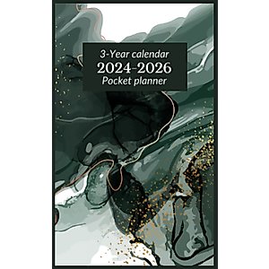 2024-2026 Planner & Calendar: 36 Months Calendar (January 2024 to December 2026)