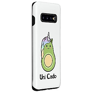 Galaxy S10 Uni Cado, Cute Avocado, Funny Unicorn, Guacamole, Vegan Case