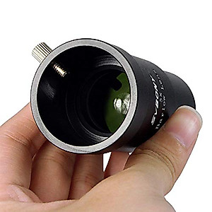 SVBONY Telescope Barlow Lenses, 1.25 Inch Telescope Accessory, Fully Metal Multi Coated Broadband Green Film Barlow Lens 5X for Telescope Astronomy Eyepiece