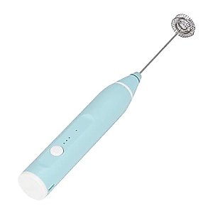 Handheld Foam Maker Powerful Milk Frother Automatic Cream Blender with 2 Eggbeater Heads Cordless Electric Milk Frothers for Coffee Cappuccino Latte Matcha Hot Chocolate (3#)