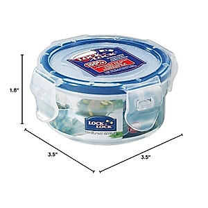 Lock & Lock, No BPA, Water Tight, Food Storage Container, 3-oz, Pack of 4, HPL931