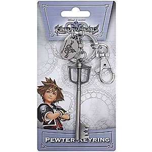 Disney Kingdom Hearts Sora Sword Pewter Keyring