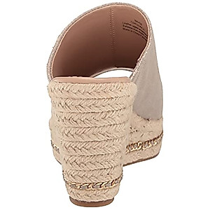 Karl Lagerfeld Paris Women's Corissa Slip on Espadrille Wedge Sandal, Champagne, 10