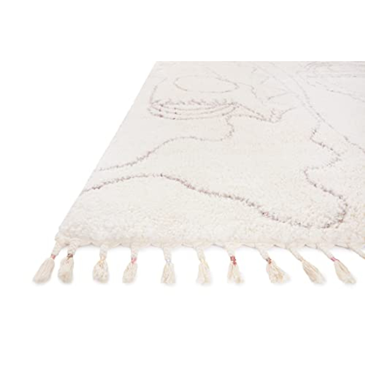 Justina Blakeney x Loloi Ronnie Collection RON-04 Ivory/Natural, Contemporary 2'-2" x 3'-9" Accent Rug