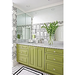 Moen Brantford Brushed Nickel One-Handle Traditional Low-Arc Bathroom Faucet with Optional Deckplate and Available Vessel Sink Extension Kit, 6600BN