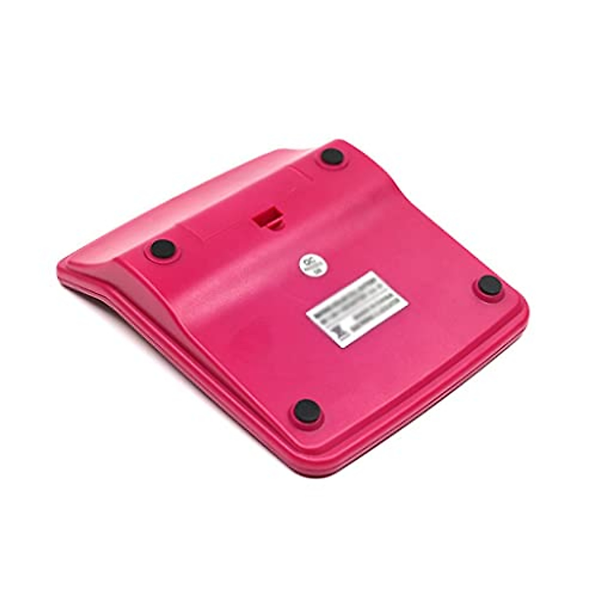 MJWDP 12 Digit Desk Calculator Large Buttons Financial Business Accounting Tool Rose Red Color for Office School