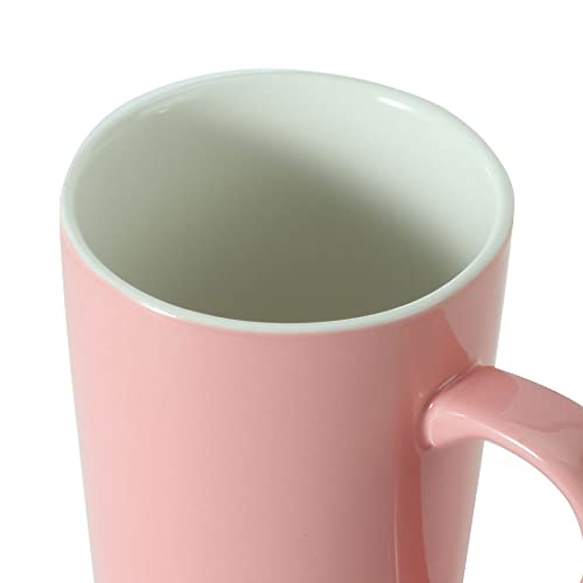 HAPPY KIT Tall coffee mug, Anti-Skid Bottom Large coffee Mugs with Set of 6,18 Ounce Ceramic Mugs for Coffee, Tea, Cocoa,coffee cups ceramic,tea cup