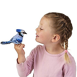 Folkmanis Mini Blue Jay Finger Puppet