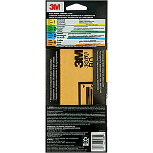 3M Sandpaper, 03035, 80 Grit, 3 2/3 in x 9 in, 6 Sheets