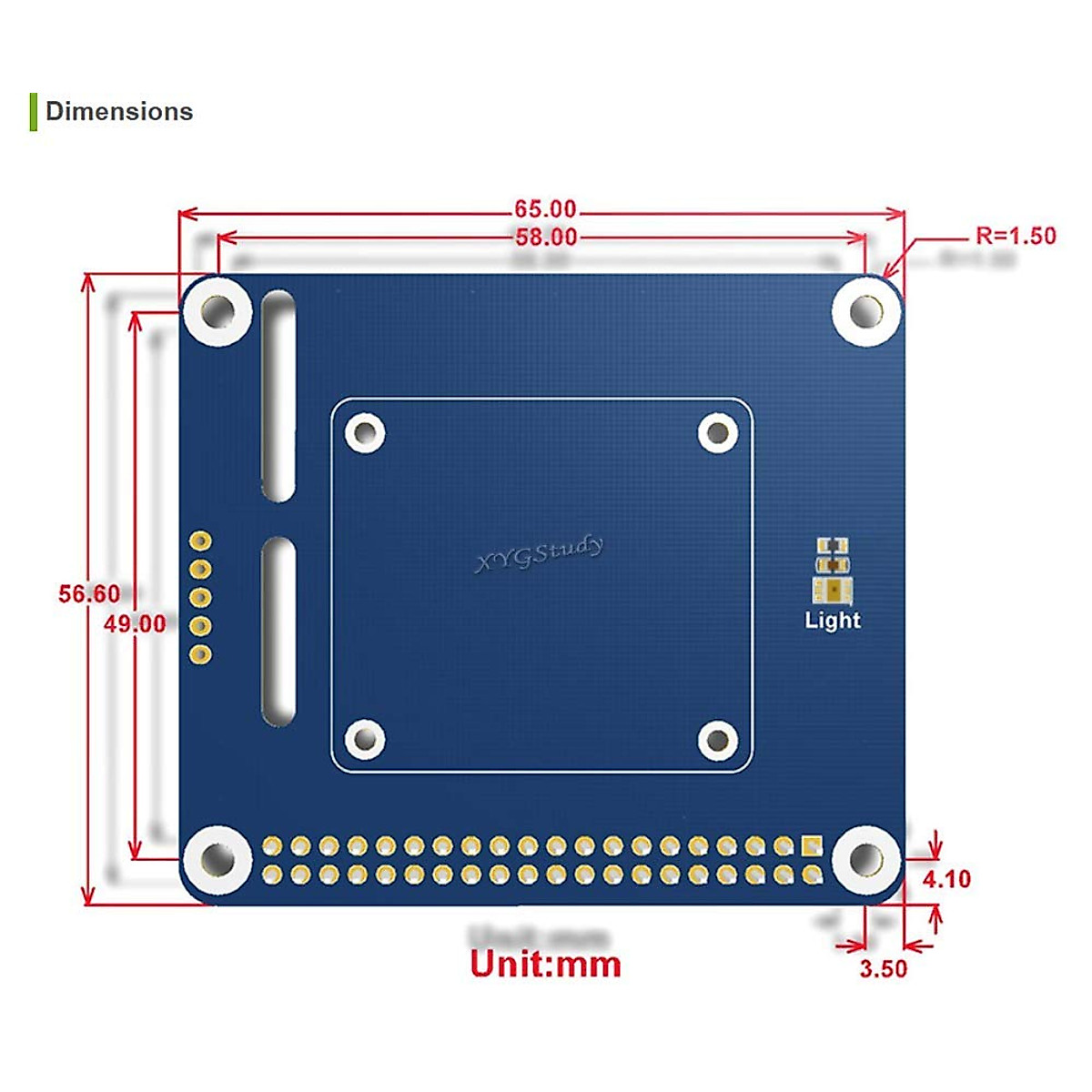 2-DOF Pan-Tilt HAT Onboard PCA9685 PWM Chip TSL25911FN Light Sensor Control Camera Movement Sense Light Intensity Via I2C Interface for Raspberry Pi 4 3 2 Model B+ B Zero W WH Jetson Nano @XYGStudy