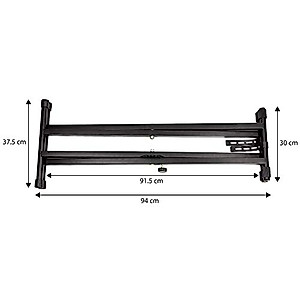 RockJam Adjustable Keyboard Stand with Locking Straps & Quick Release Mechanism