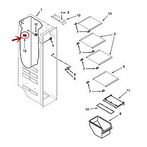W11251749 W11449273 W11468934 Refrigerator LED Light Compatible With Whirlpoo