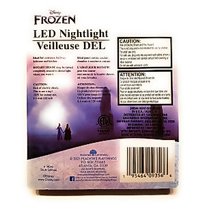 Disney Frozen Licensed Character LED Nightlight - Elsa Free Spirit Edition
