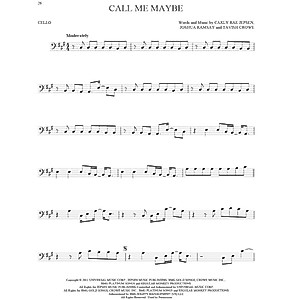 101 Hit Songs: for Cello