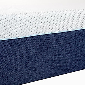 SensorPEDIC 10-Inch Twin Mattress, iCOOL Tech and Cooling Gel Infused Medium Plush Memory Foam Mattress, CertiPUR-US Certified, Bed-in-a-Box, Fiber Glass Free, Twin Size (75" L x 39" W x 10" H)