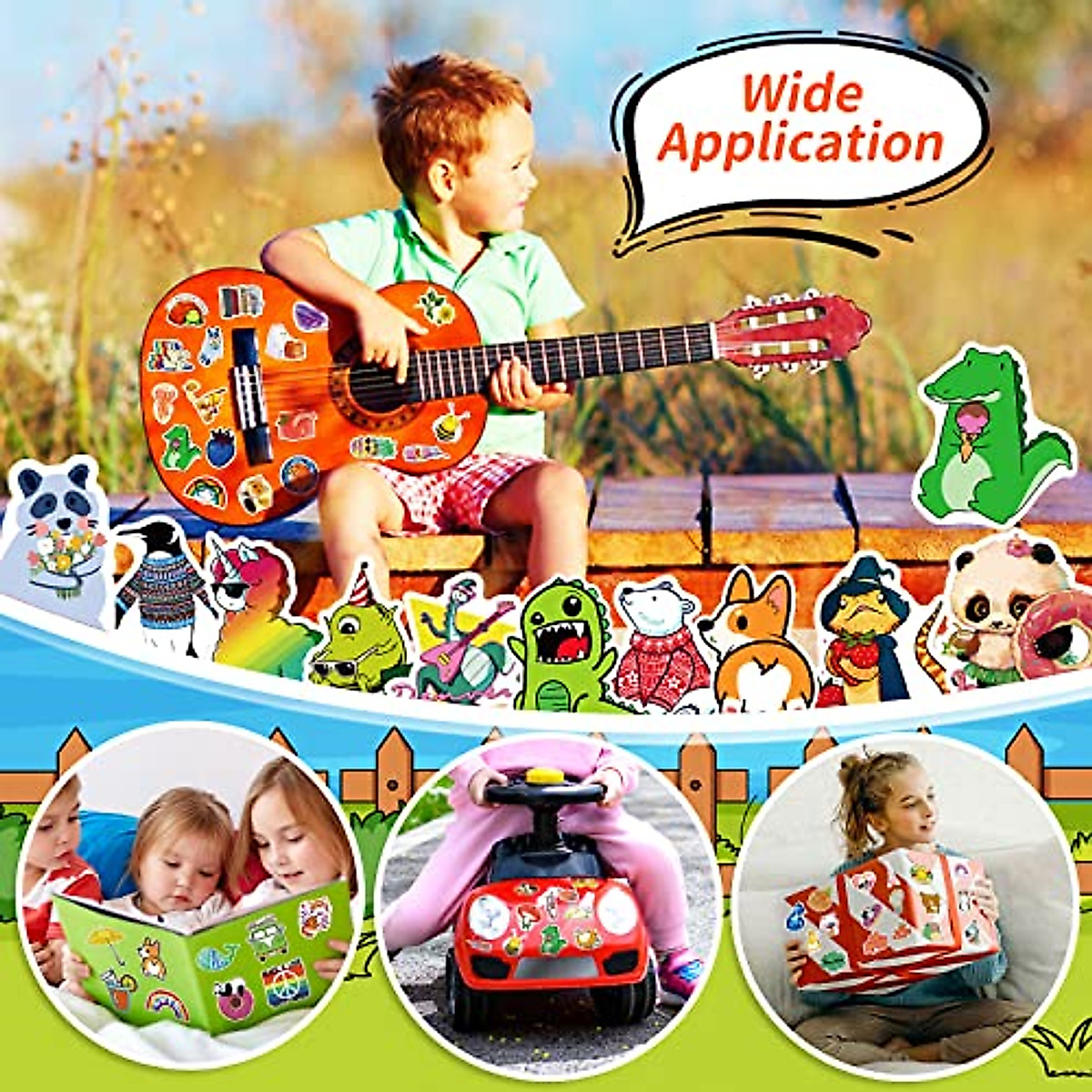 600Pcs Water Bottle Stickers, Stickers for Kids, Cute Vinyl Aesthetic Sticker Packs for Water Bottle Laptop Scrapbook Computer Hydroflask Teacher Stickers Bulk for Teens Girls Kids Adults