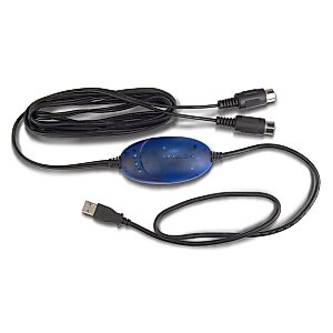 M-Audio Midisport Uno | Portable 1-in/1-out MIDI Interface via USB connection (16 x 16 MIDI channels),Black
