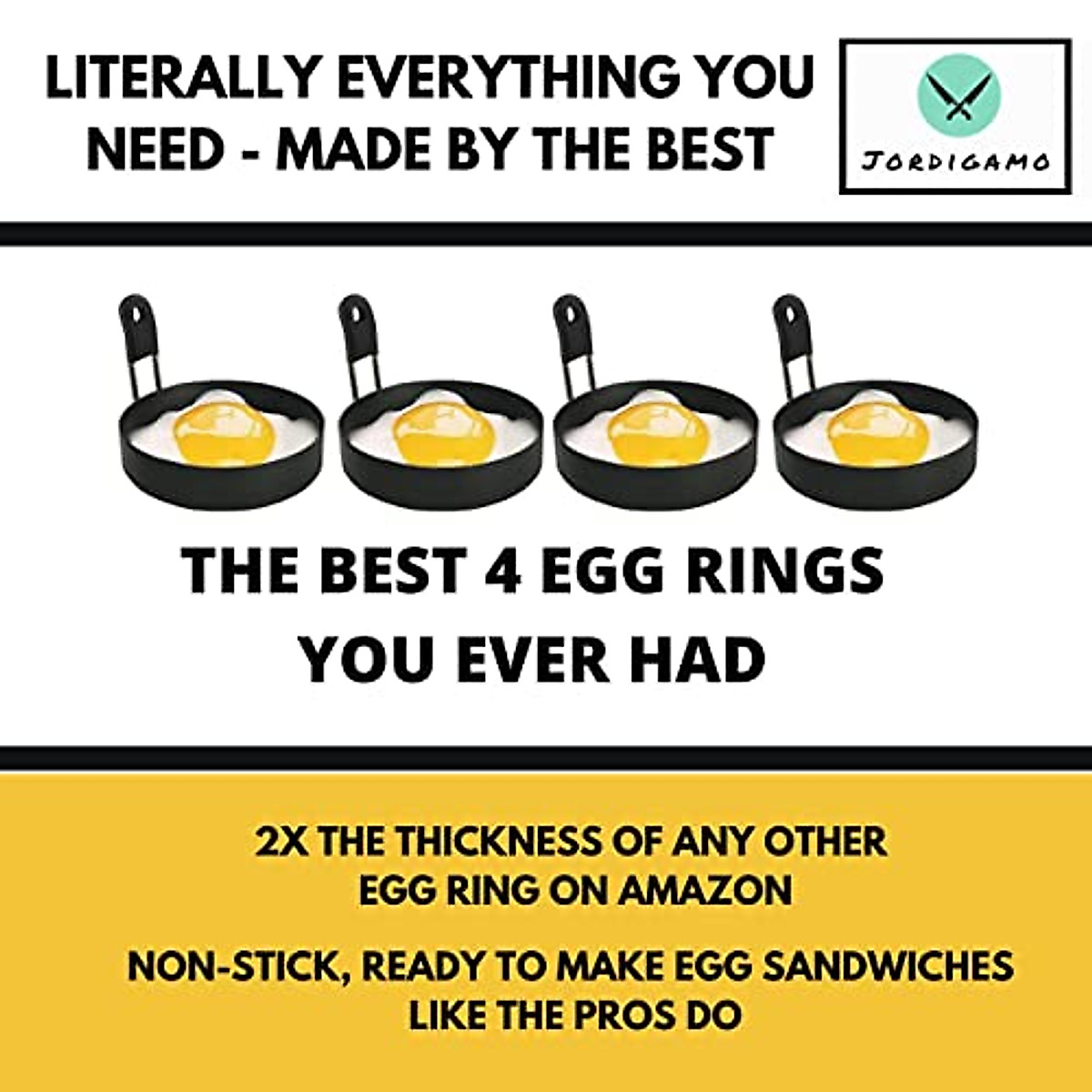 JORDIGAMO Griddle Accessories Kit, Flat Top Grill Accessories Set for Blackstone & Camp Chef, Hibachi/BBQ Tools, Melting Dome, 2 Spatula Set, 4 Egg Rings, Dough Scrubber, Cleaning Kit & More (17 PCS)