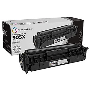 LD Products Compatible Laser Toner Cartridge for CE410X HP 305X High Yield Black For HP305A HP LaserJet & LaserJet Pro: 300 Color MFP M375nw, 400 Color M451dn, HP LaserJet Pro 400 Color M475dn, M475dw