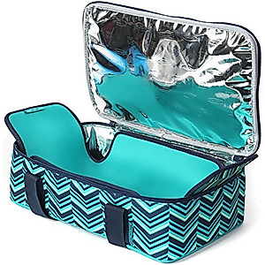 Arctic Zone Thermal Insulated Tote Hot/Cold Large Food Carrier, Teal