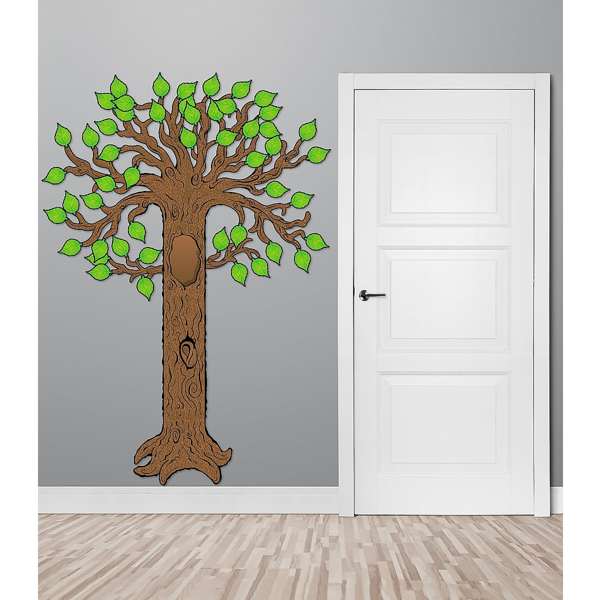 Carson Dellosa 64 pc Tree Bulletin Board Set, Tree Wall Decor and Leaf Cutouts for Classroom Decor, Fall Bulletin Board Decorations, Family Tree, Daycare, and Sunday School Decorations for Classroom